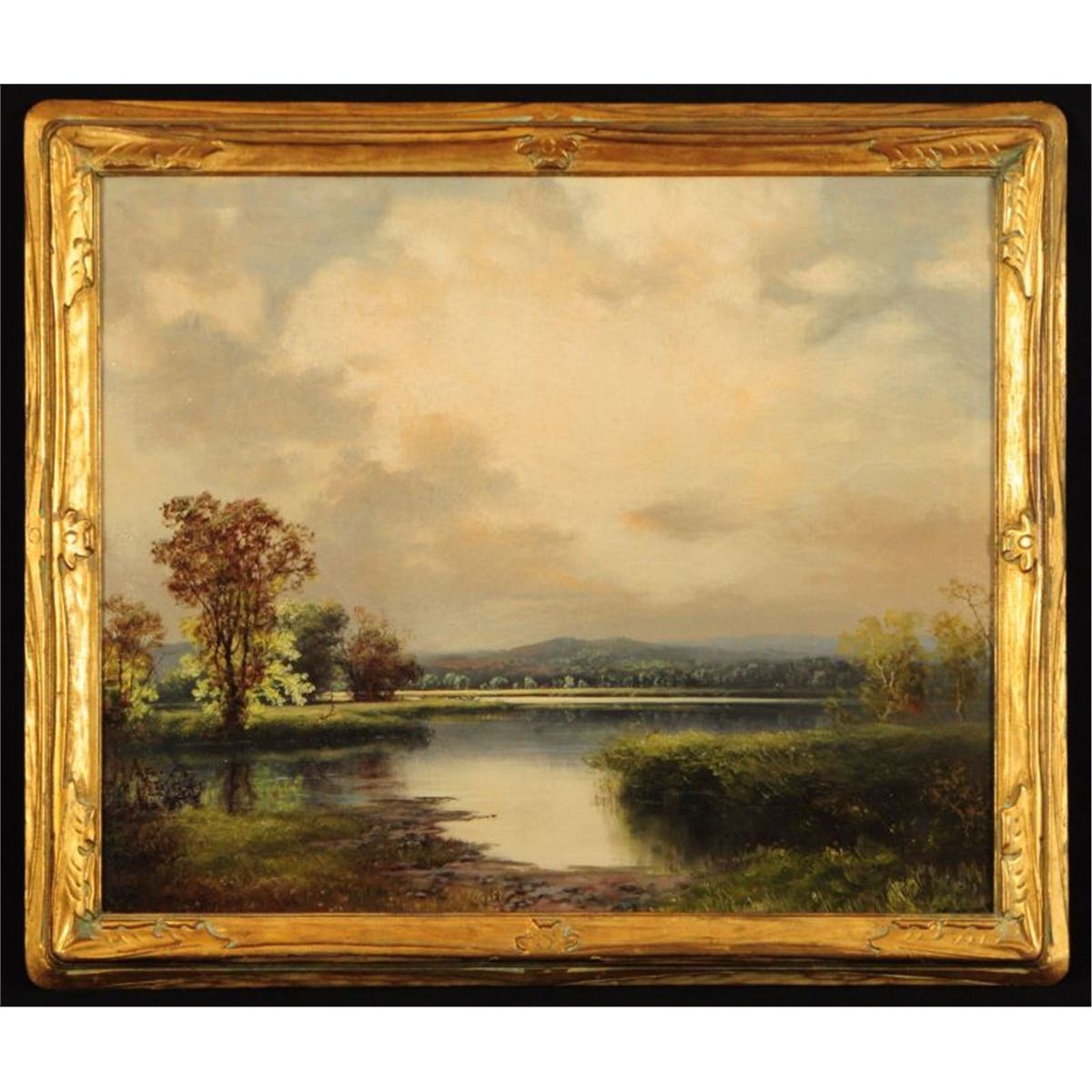 A.D. Greer "Tranquil Afternoon" Oil Painting