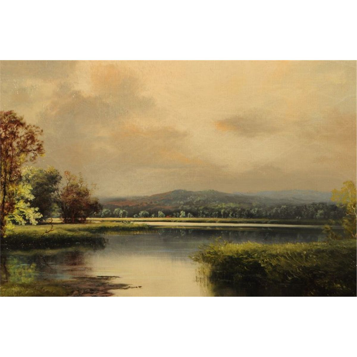 A.D. Greer "Tranquil Afternoon" Oil Painting