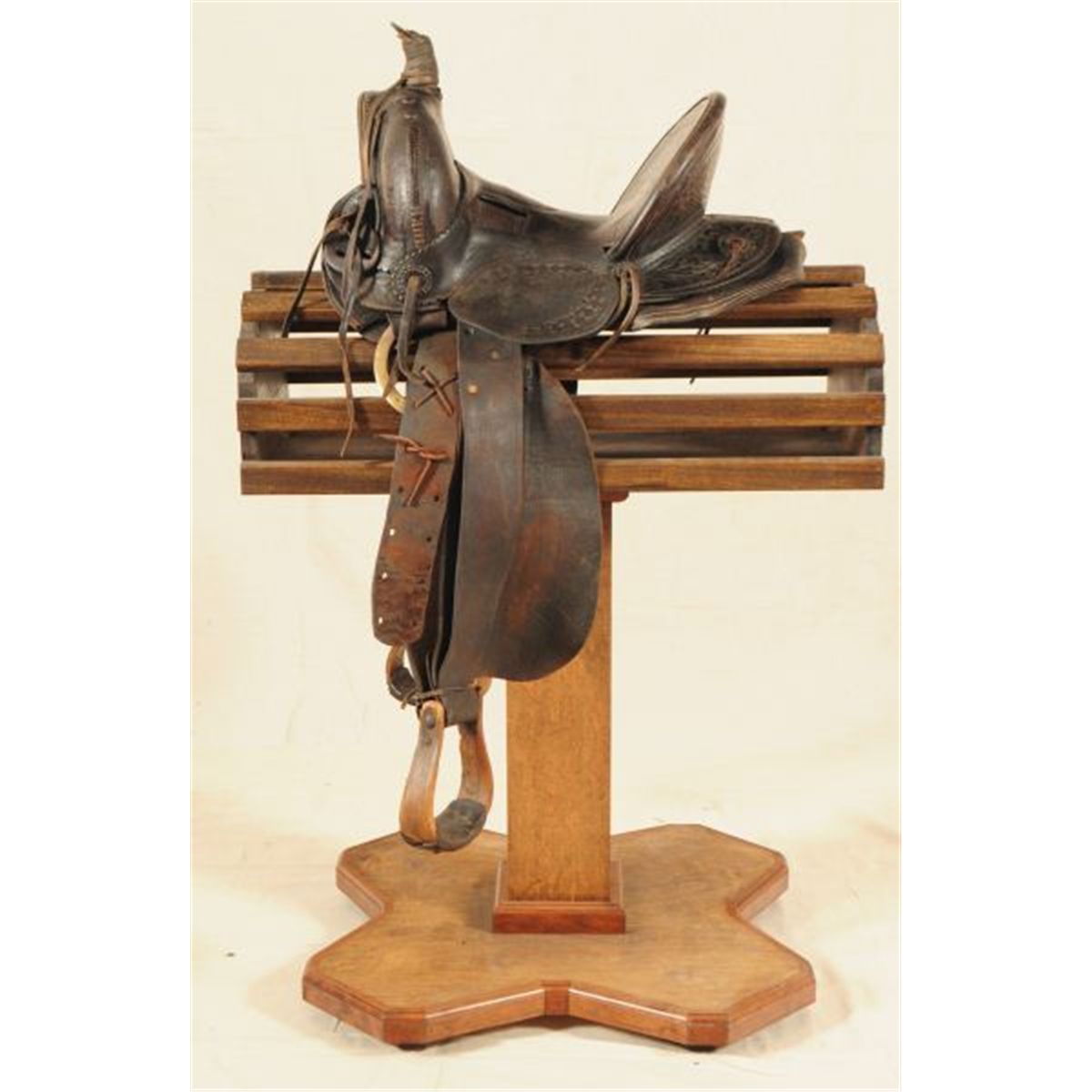 Al Furstnow Miles City Montana High Back Saddle