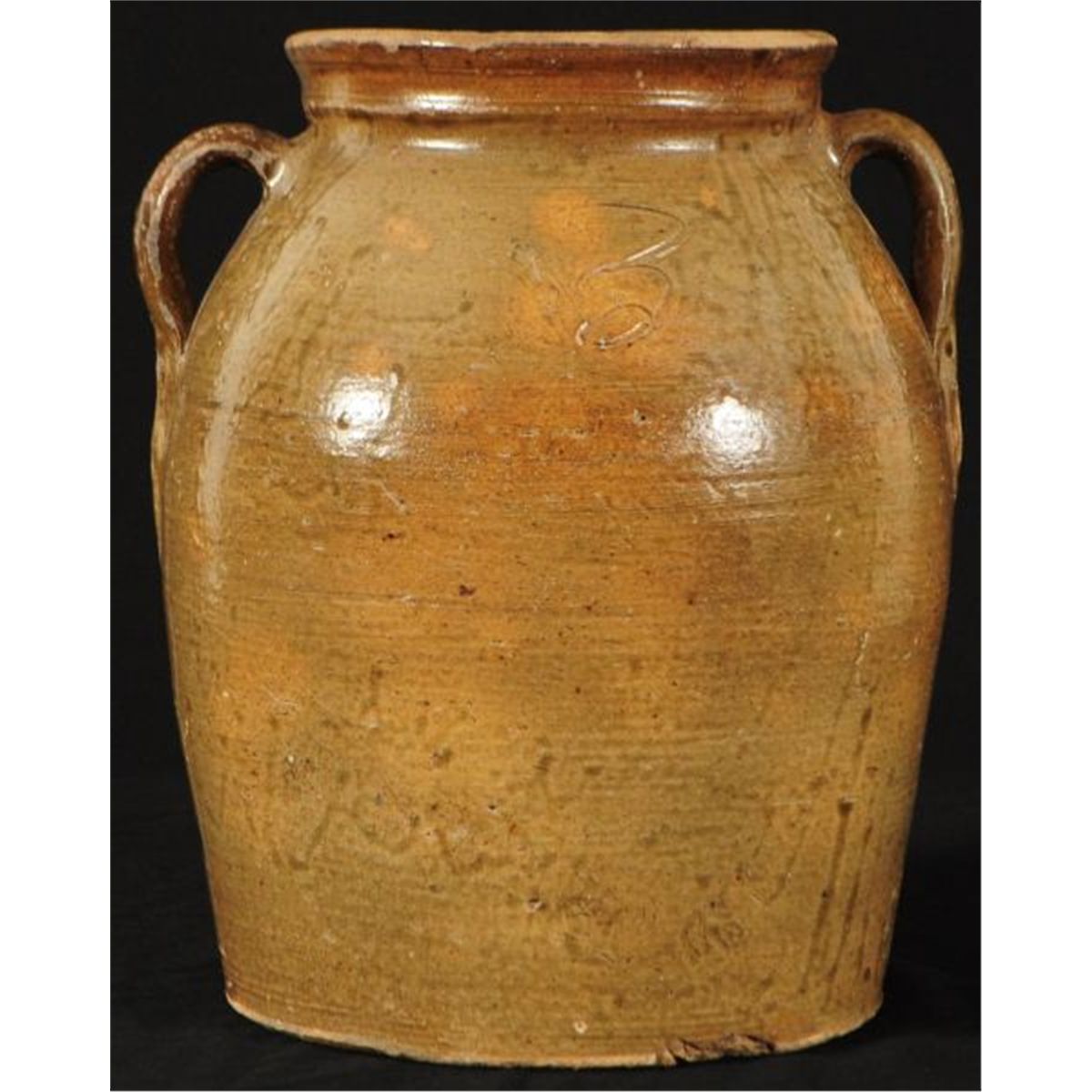 Odom Texas Stoneware Jar Upshur County