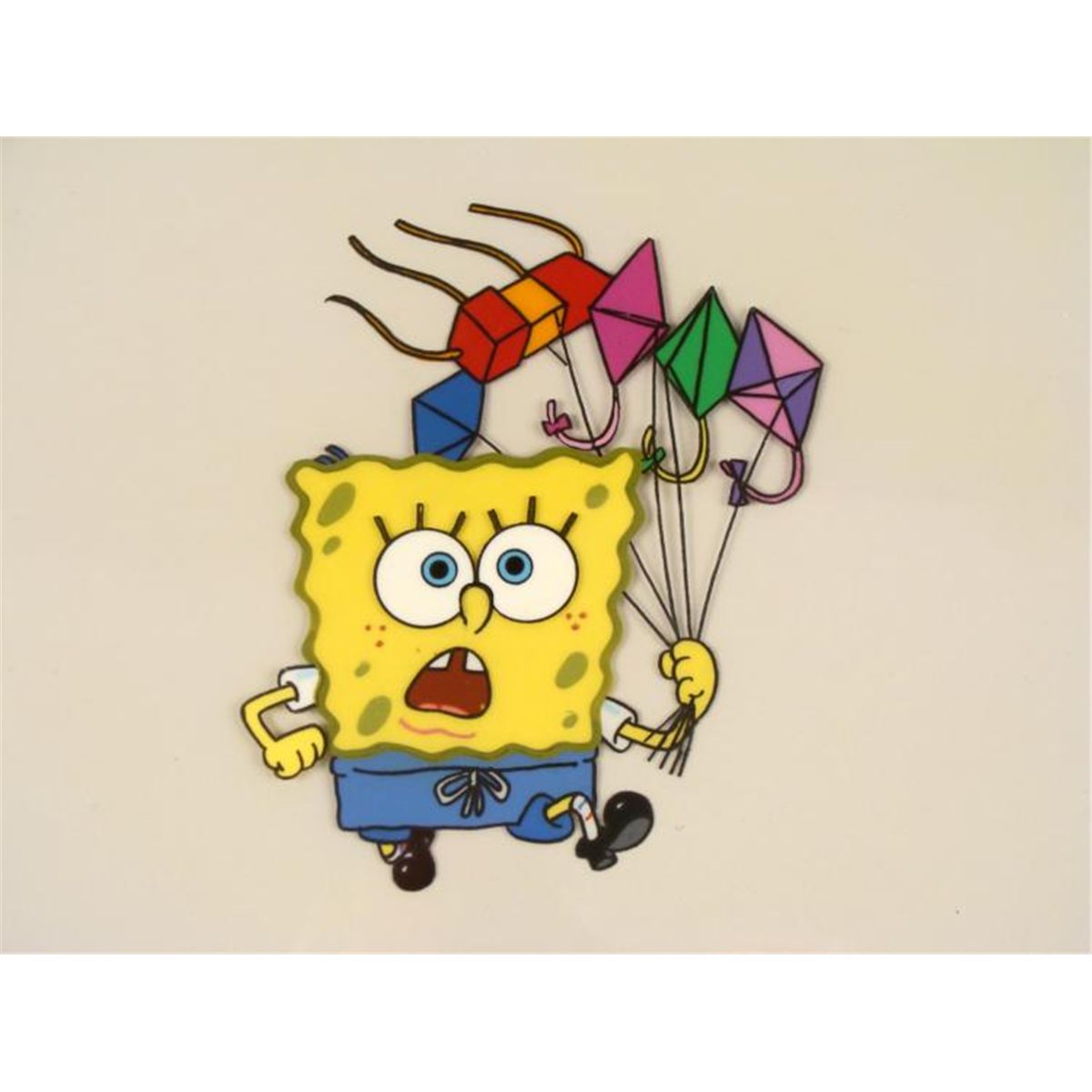 Original Cel Animation Art Frantic Running Spongebob