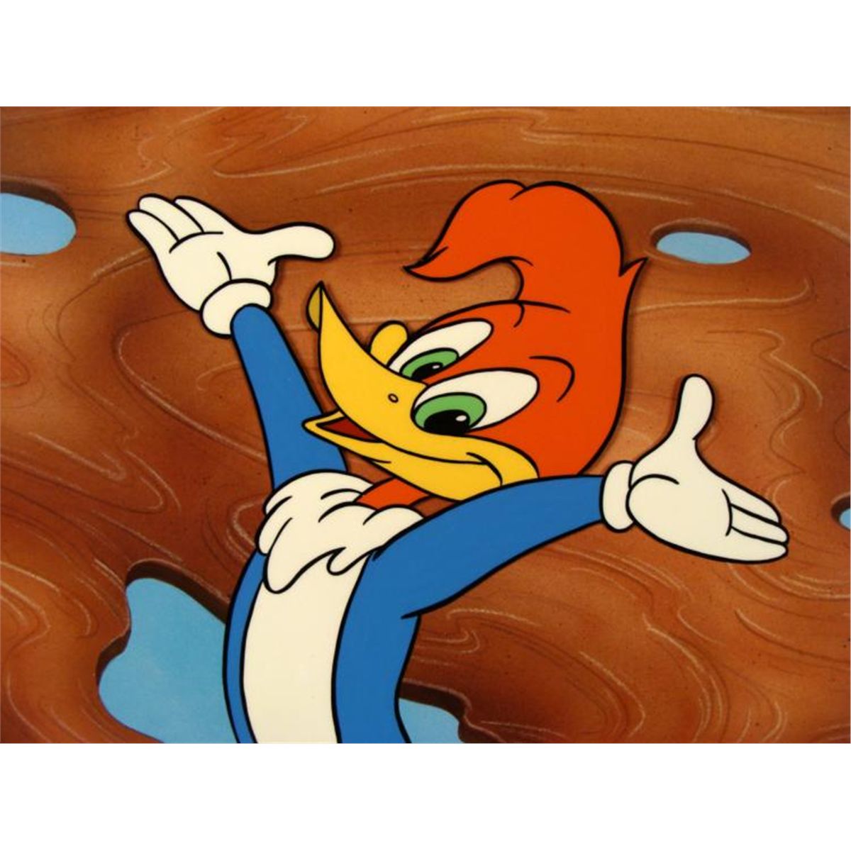 Woody Woodpecker Matted Sericel Walter Lentz