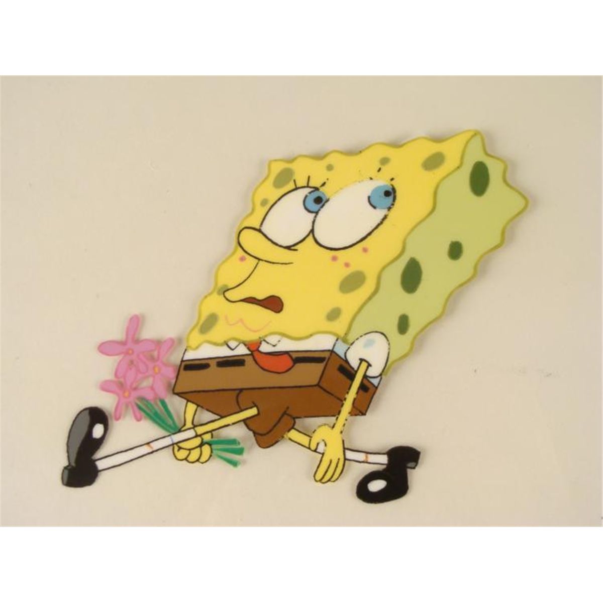 Art Cel My Cue to Exit Spongebob Original Production