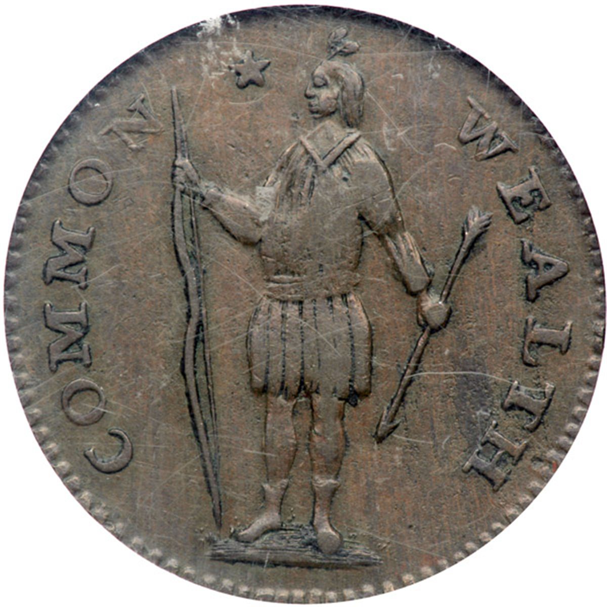 1788 Massachusetts Cent Ryder 7-M Rarity-4+ NGC grade