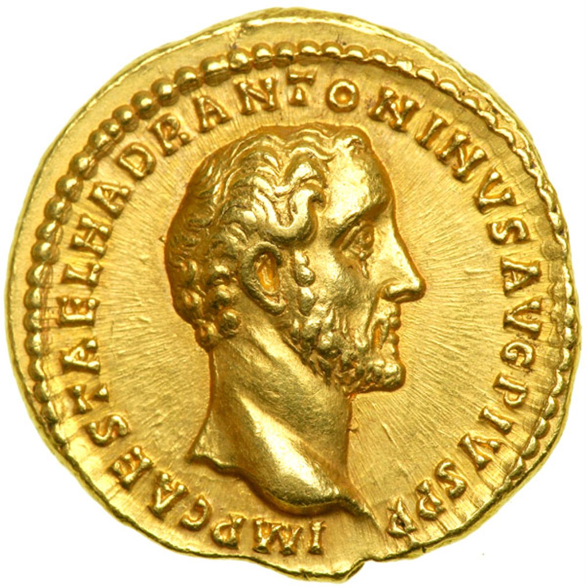Antoninus Pius, AD 138-161. Gold Aureus (7.39 g) minted at Rome, AD 151 ...