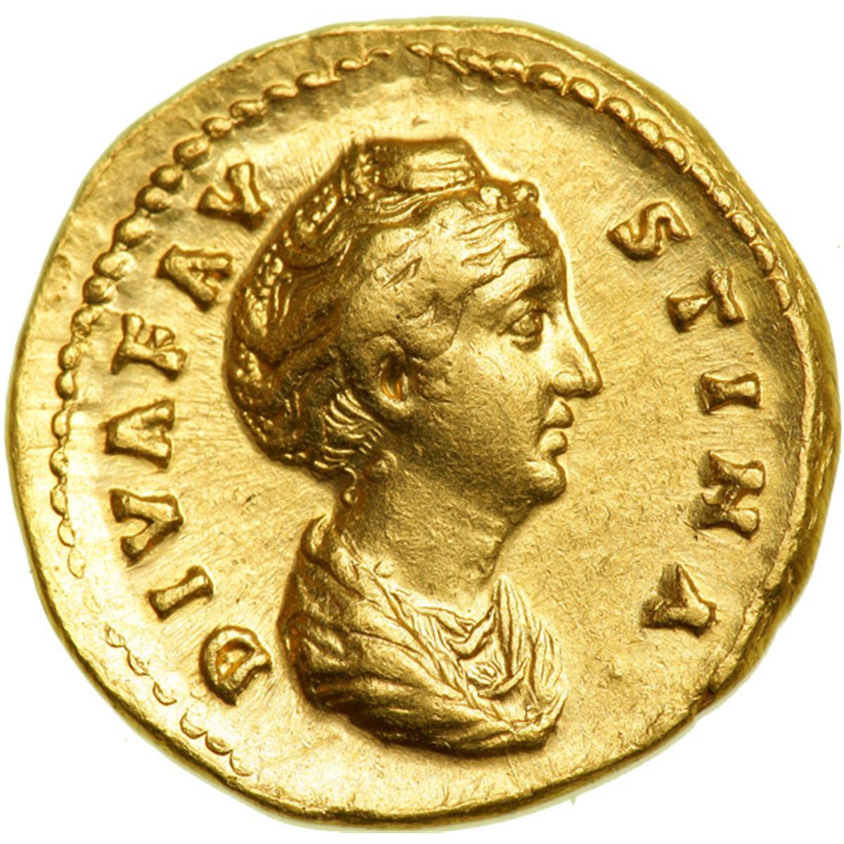 Faustina Senior, wife of Antoninus Pius, AD 138-161. EF