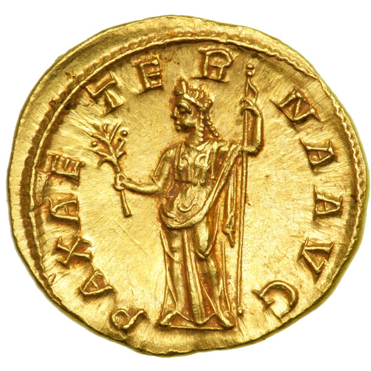Severus Alexander, AD 222-235. Gold Aureus (6.01 g) minted at Rome, c ...