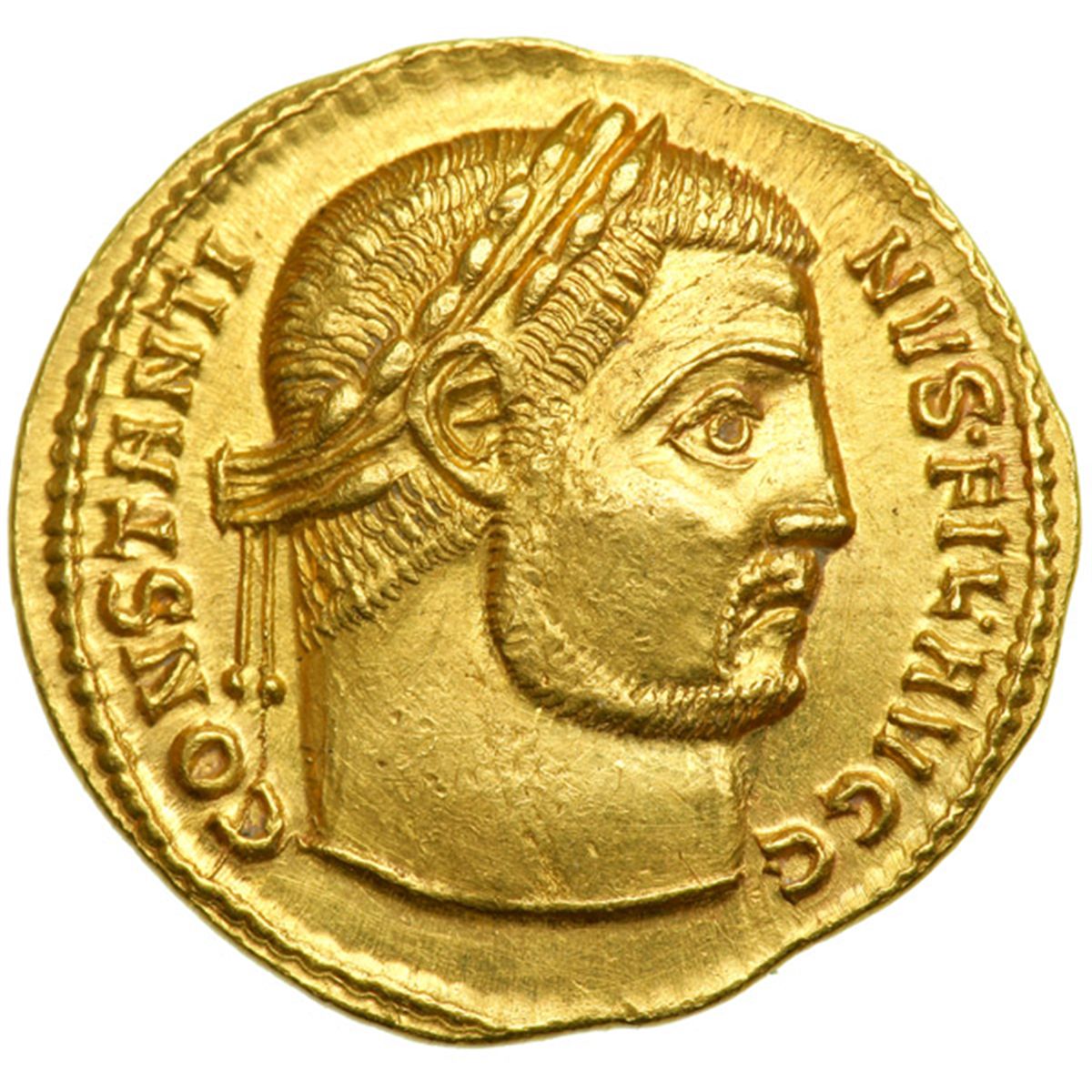 Constantine I, the Great, AD 307-337. Gold Aureus (5.13 g) minted as ...