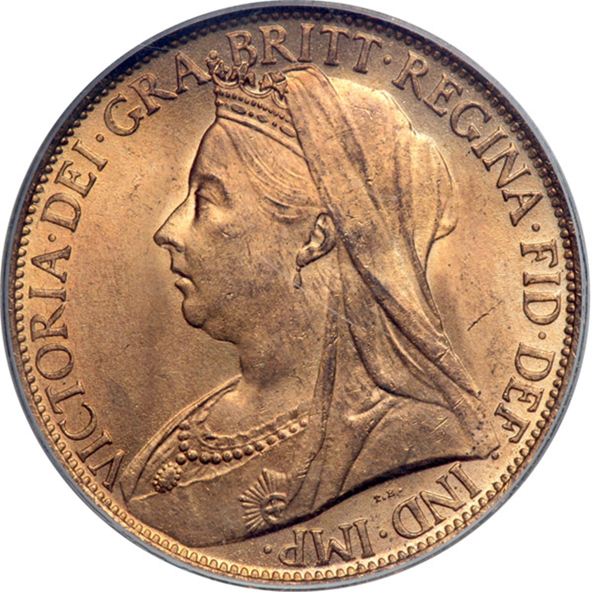 Great Britain Penny 1899 PCGS MS64 great-britain-penny-1899-pcgs-ms64