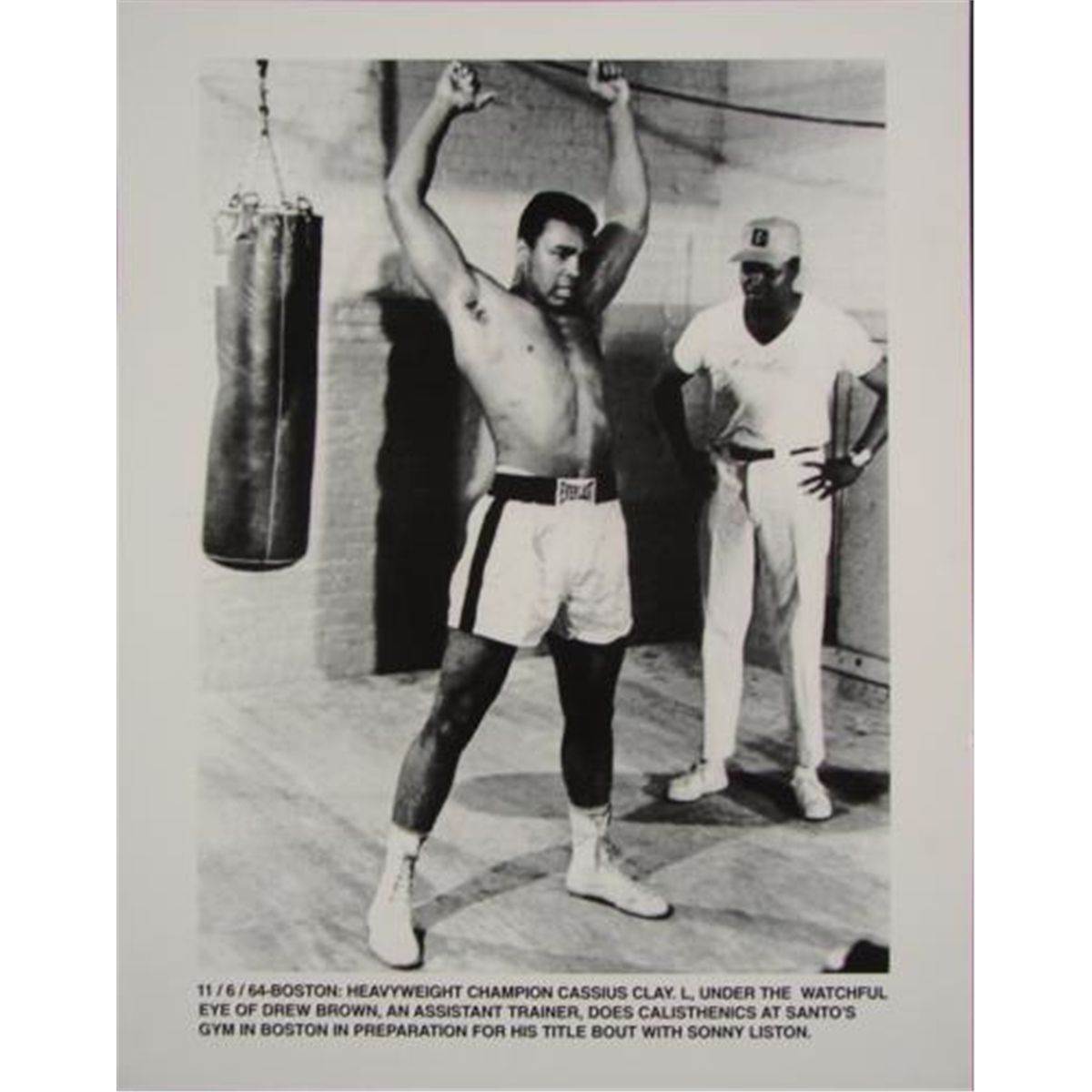 Muhammad Ali Cassius Clay Sonny Liston Boxing Photo