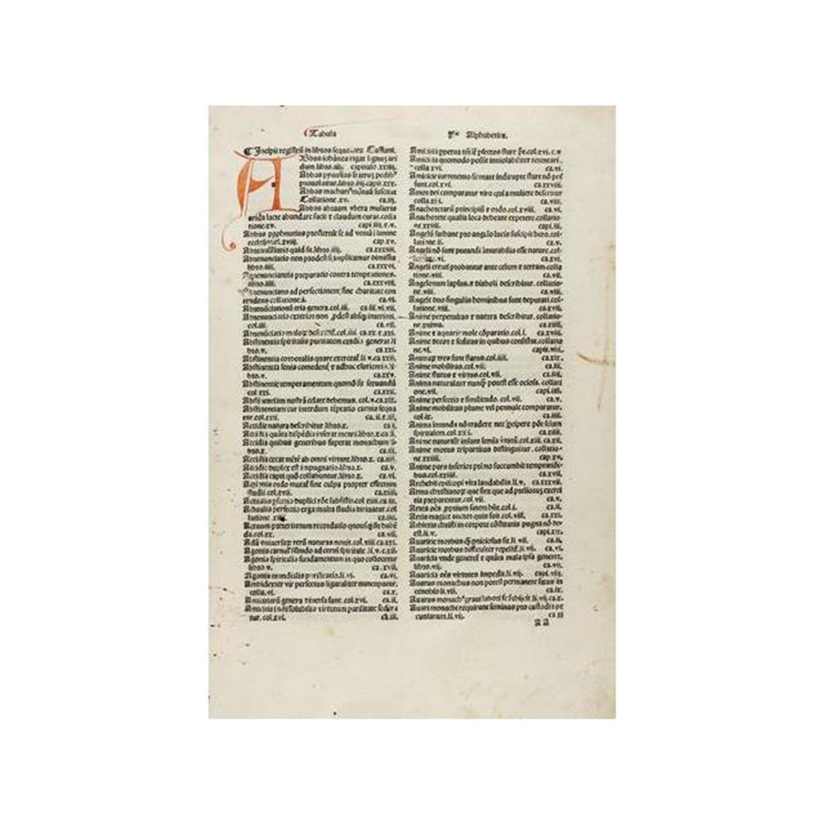 1491. LIBRO: (INCUNABLE-VIDA MONASTICA). CASSIANO, JUAN: DE ...