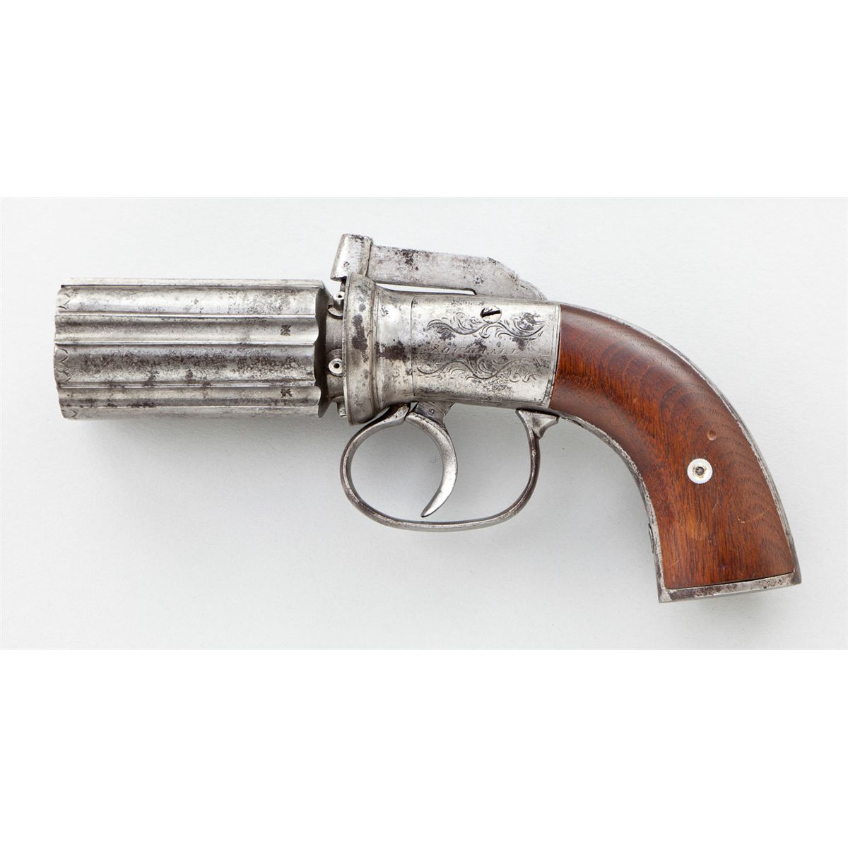 English Pepperbox Pistol
