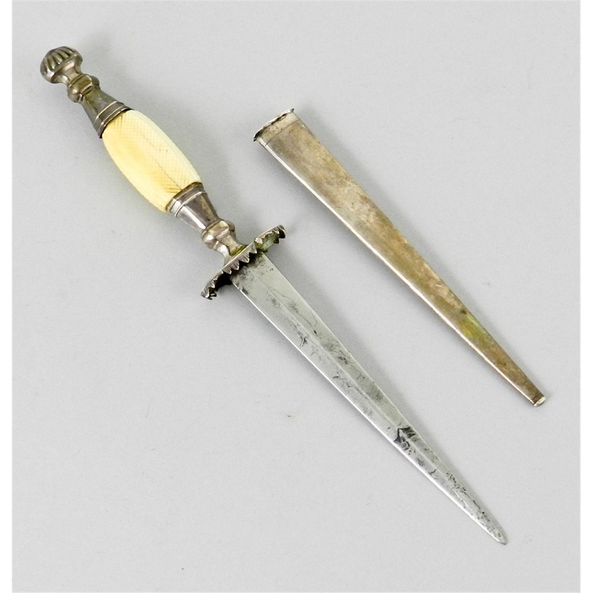 Silver-Mounted Naval Dirk & Sheath