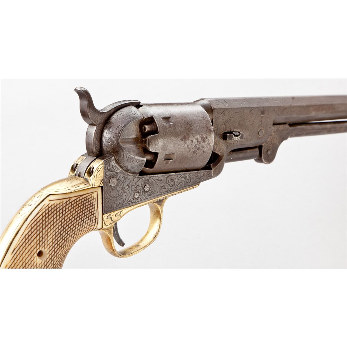 Factory Engraved Colt 1851 Navy
