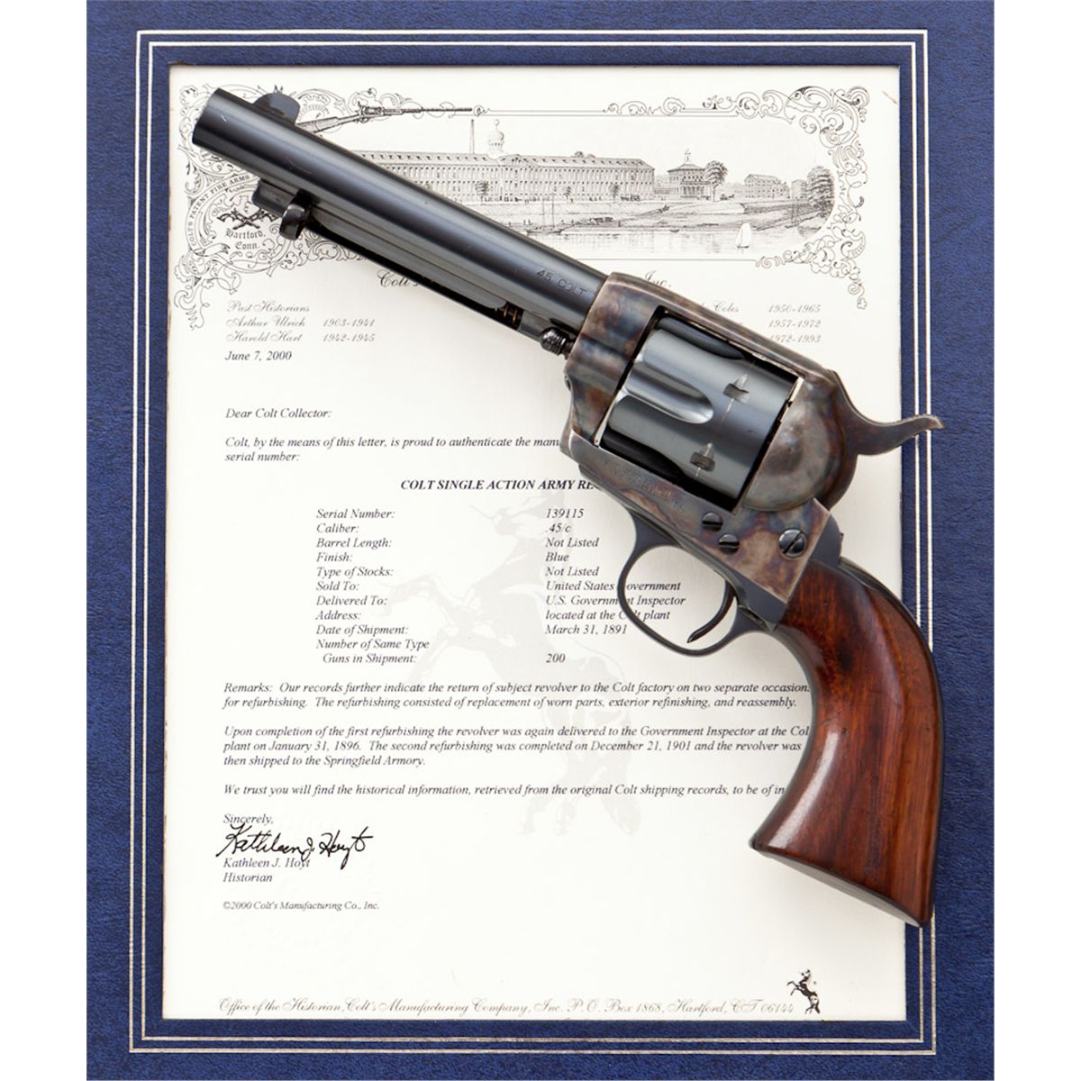 Colt Artillery Model SAA Revolver