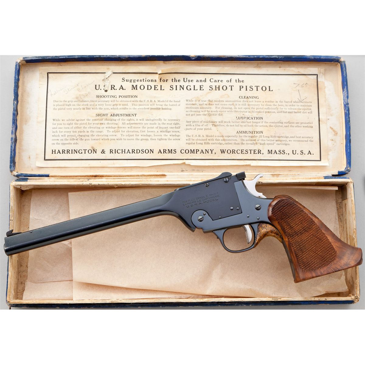 H&R Single Shot Target Pistol