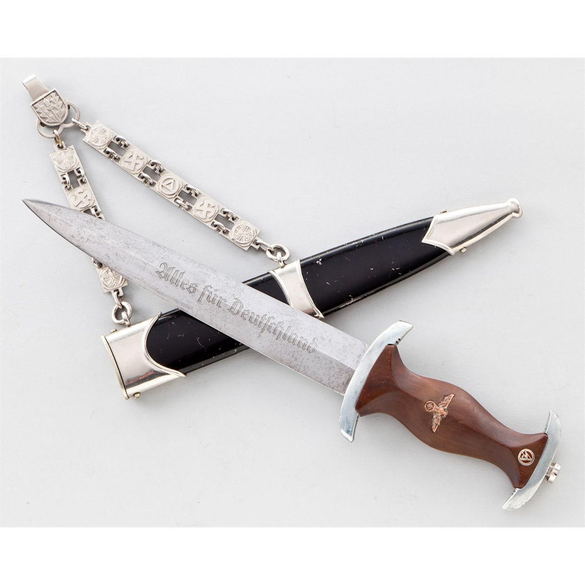 German WWII Chained NSKK Officer's Dagger