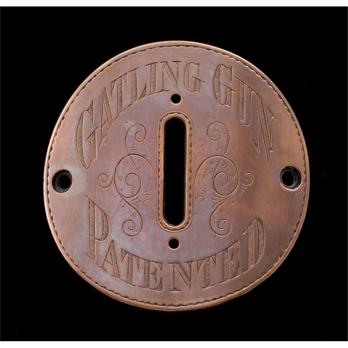 Colt Gatling Gun Plate