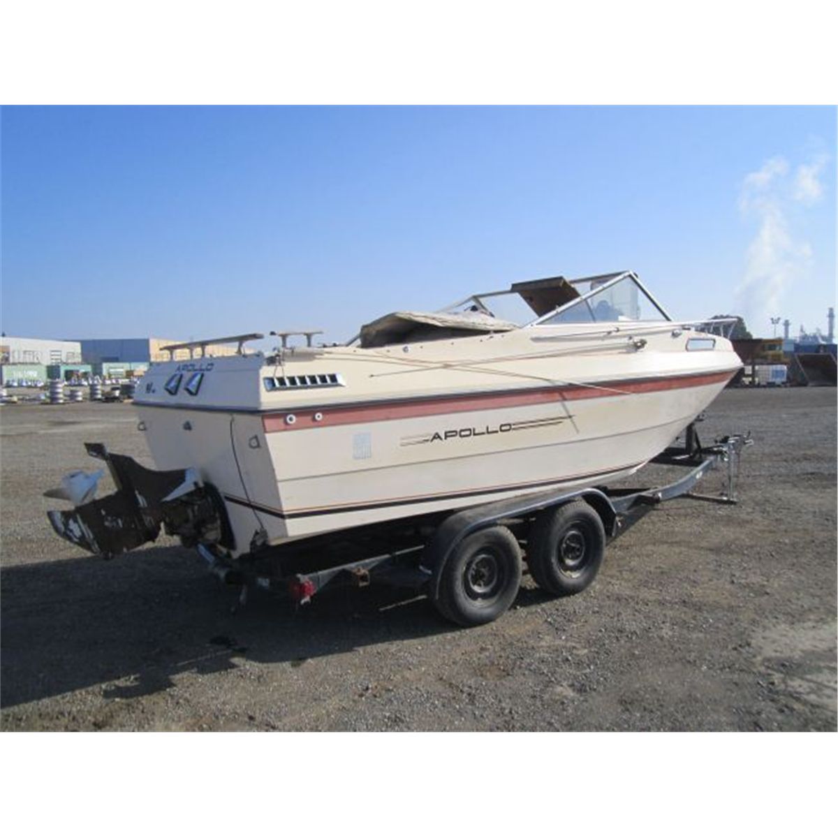 1979 Apollo Cabin Cruiser 20' Deep V-Hull Boat