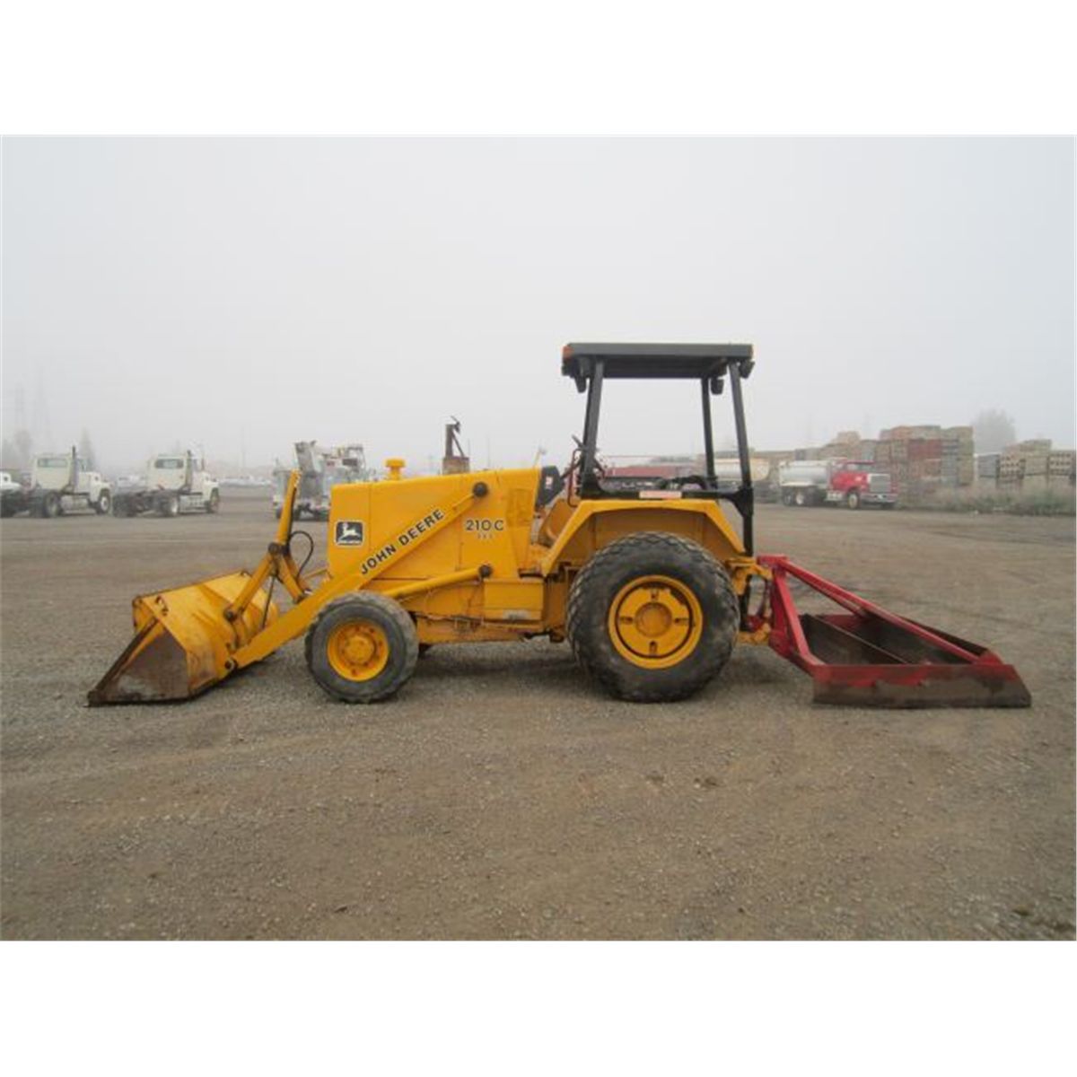 1986 John Deere 210C 4x4 Skip Loader
