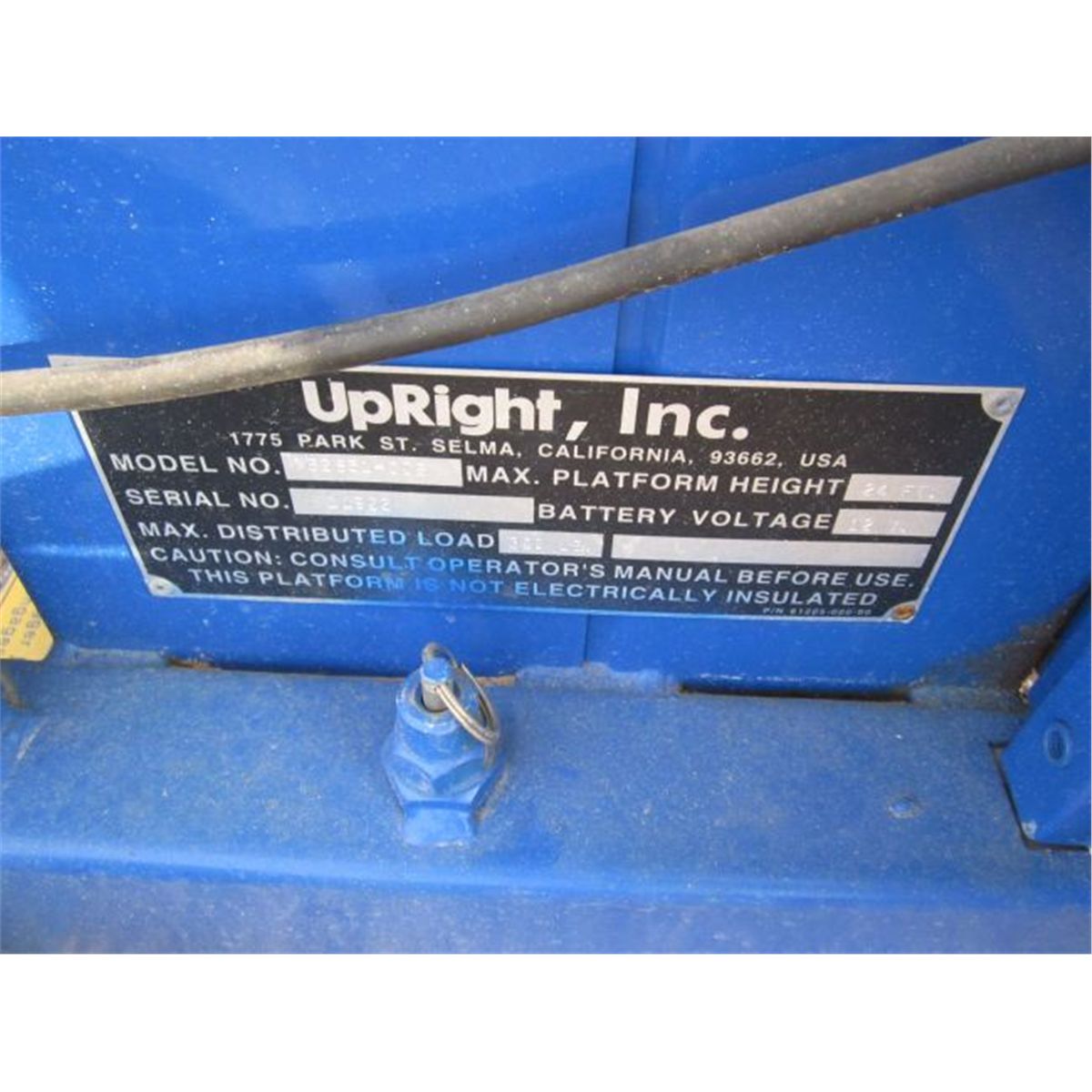 1994 Upright UL24 Electric Man Lift