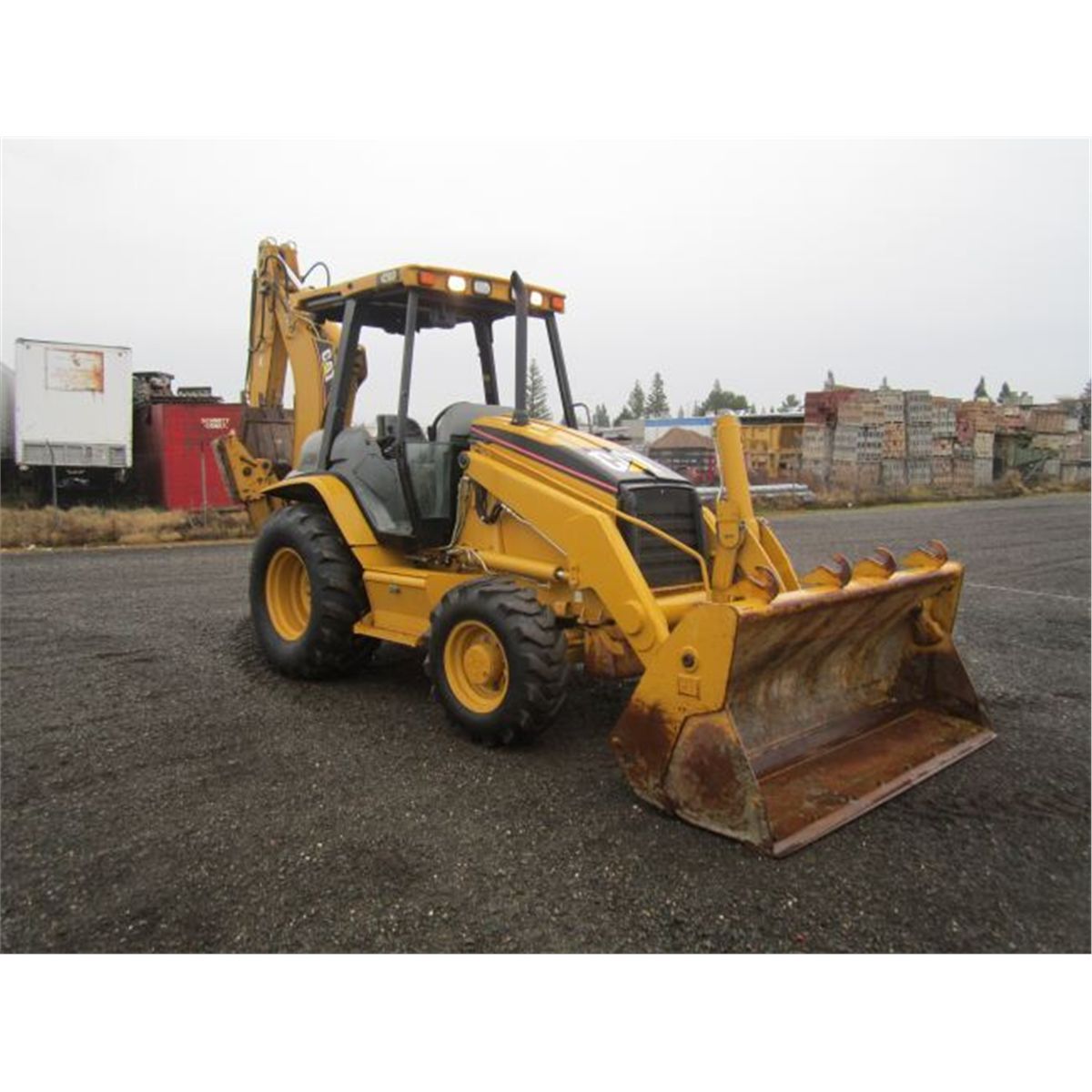 2005 Caterpillar 420D 4x4 Loader Backhoe