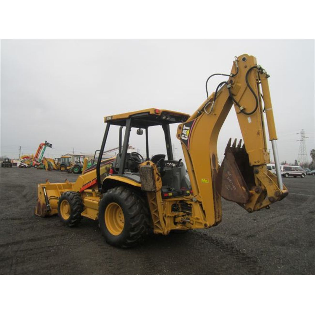 2005 Caterpillar 420D 4x4 Loader Backhoe