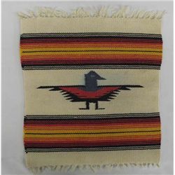 Vintage Chimayo Thunderbird Weaving