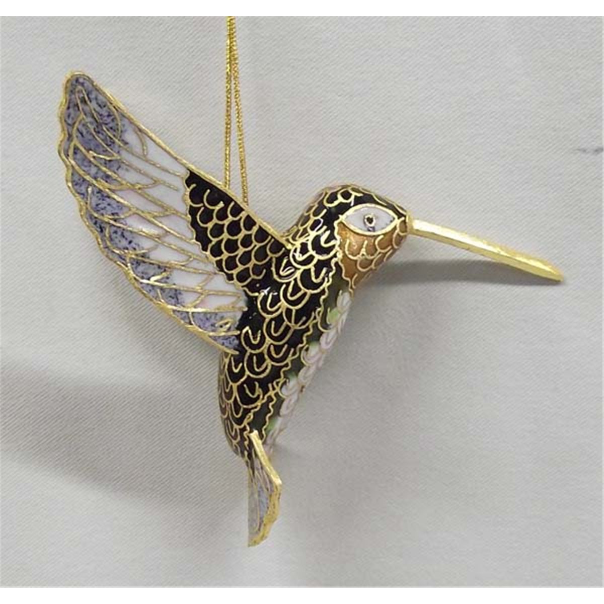 Chinese Cloisonne Enamel Hummingbird