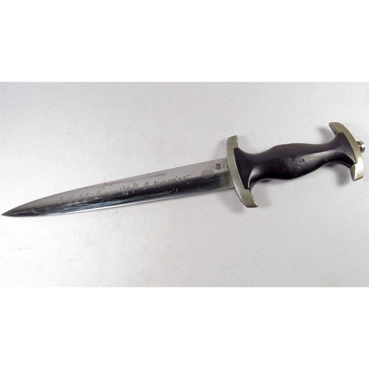 RARE GERMAN NAZI WAFFEN SS HIMMLER HONOR DAGGER W/ SCABBARD W/ FULL ...