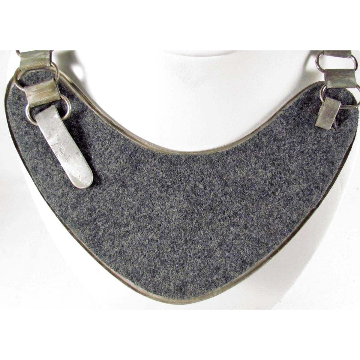 GERMAN NAZI LUFTWAFFE FELDGENDARMERIE GORGET W/ NECK CHAIN