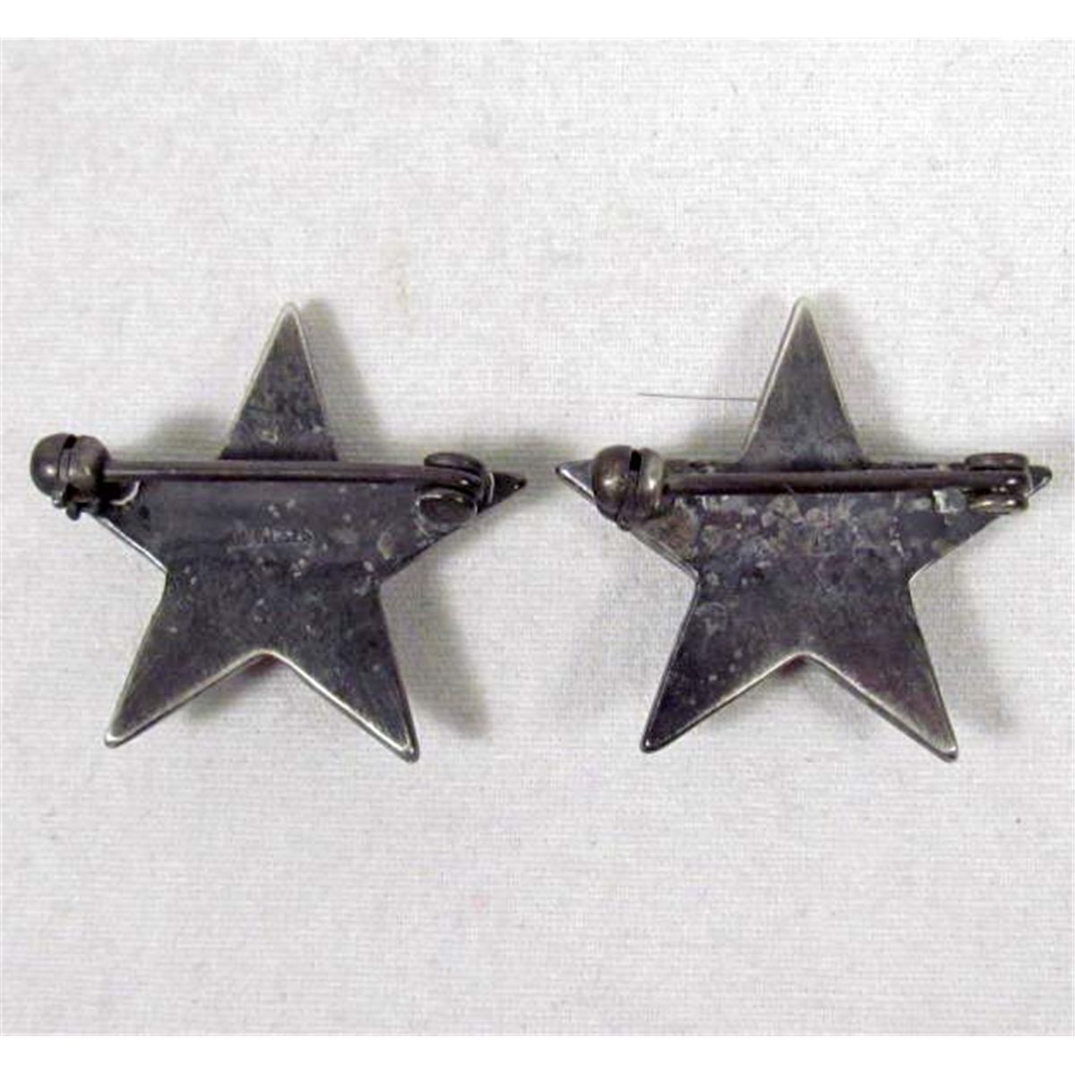 PAIR OF US ARMY ONE STAR GENERAL SHOULDER STRAP STARS