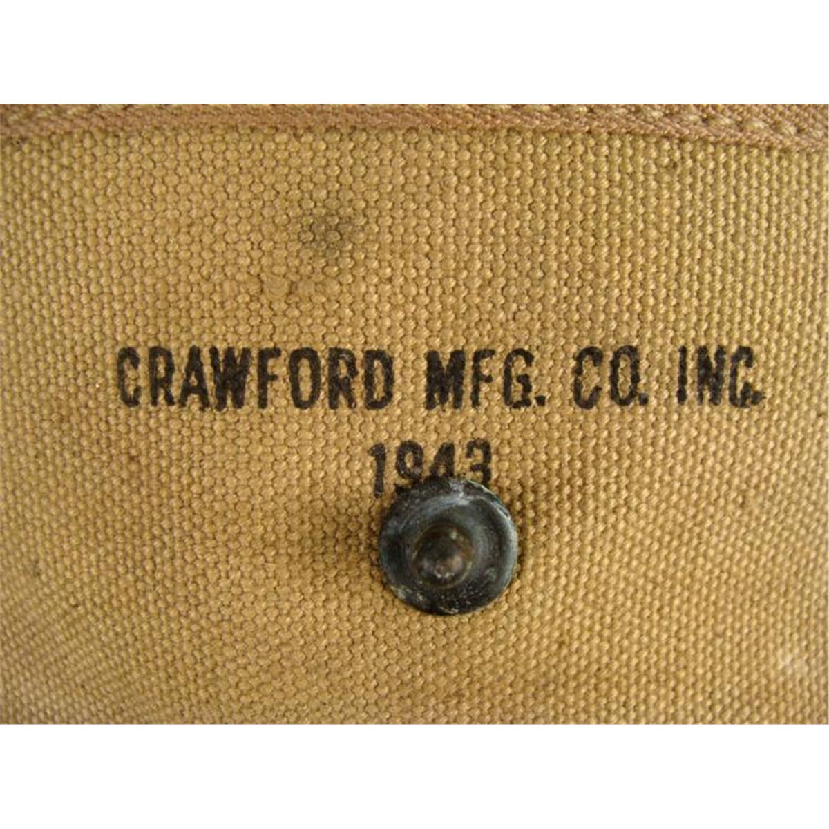 WWII CANVAS OD COVER FOR M2 TRIPOD MOUNT UNISSUED 1945
