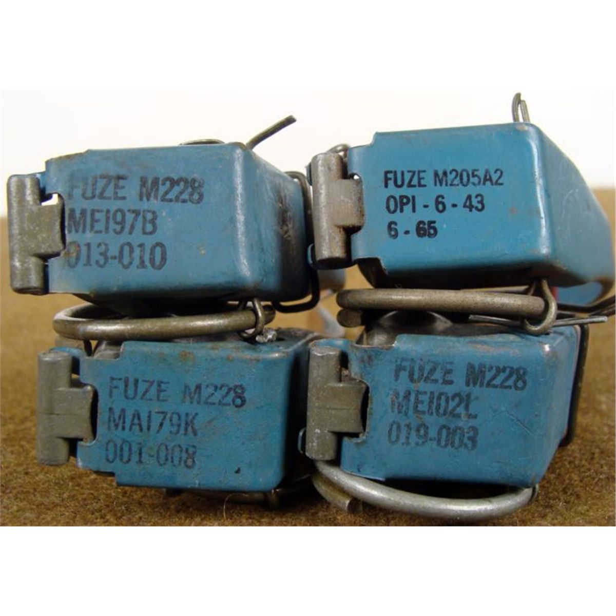 FOUR HAND GRENADE FUZES