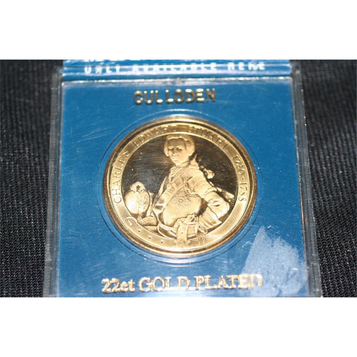 the National Trust of Scotland 22kt. Gold Plated commemorative coin ...