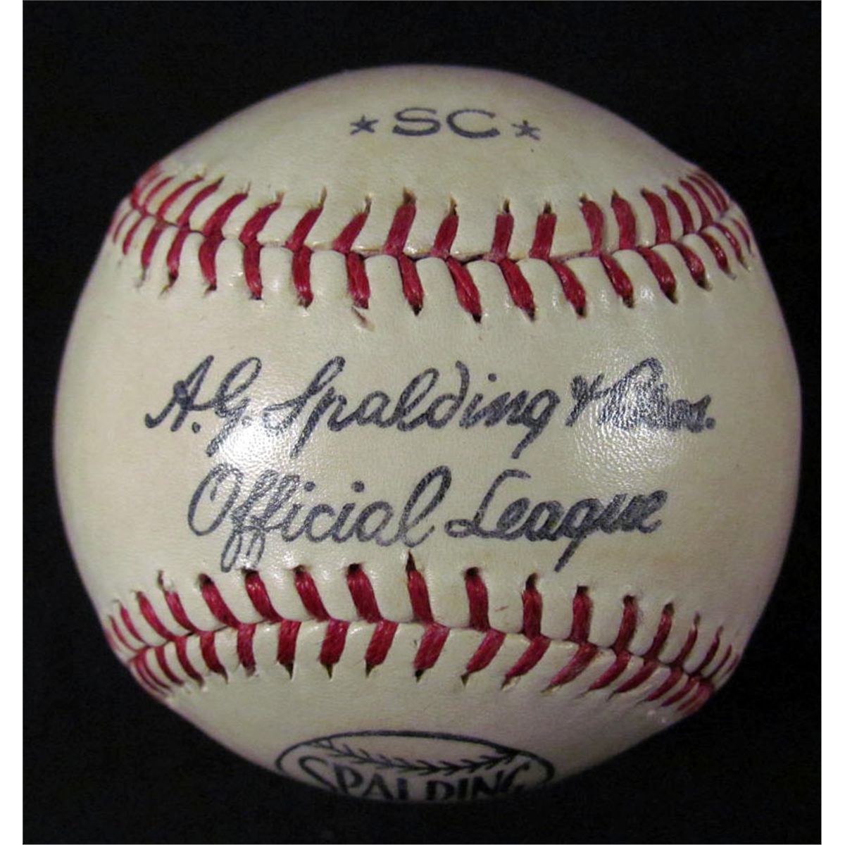 HARRY HEILMANN AUTOGRAPHED BASEBALL W/ COA