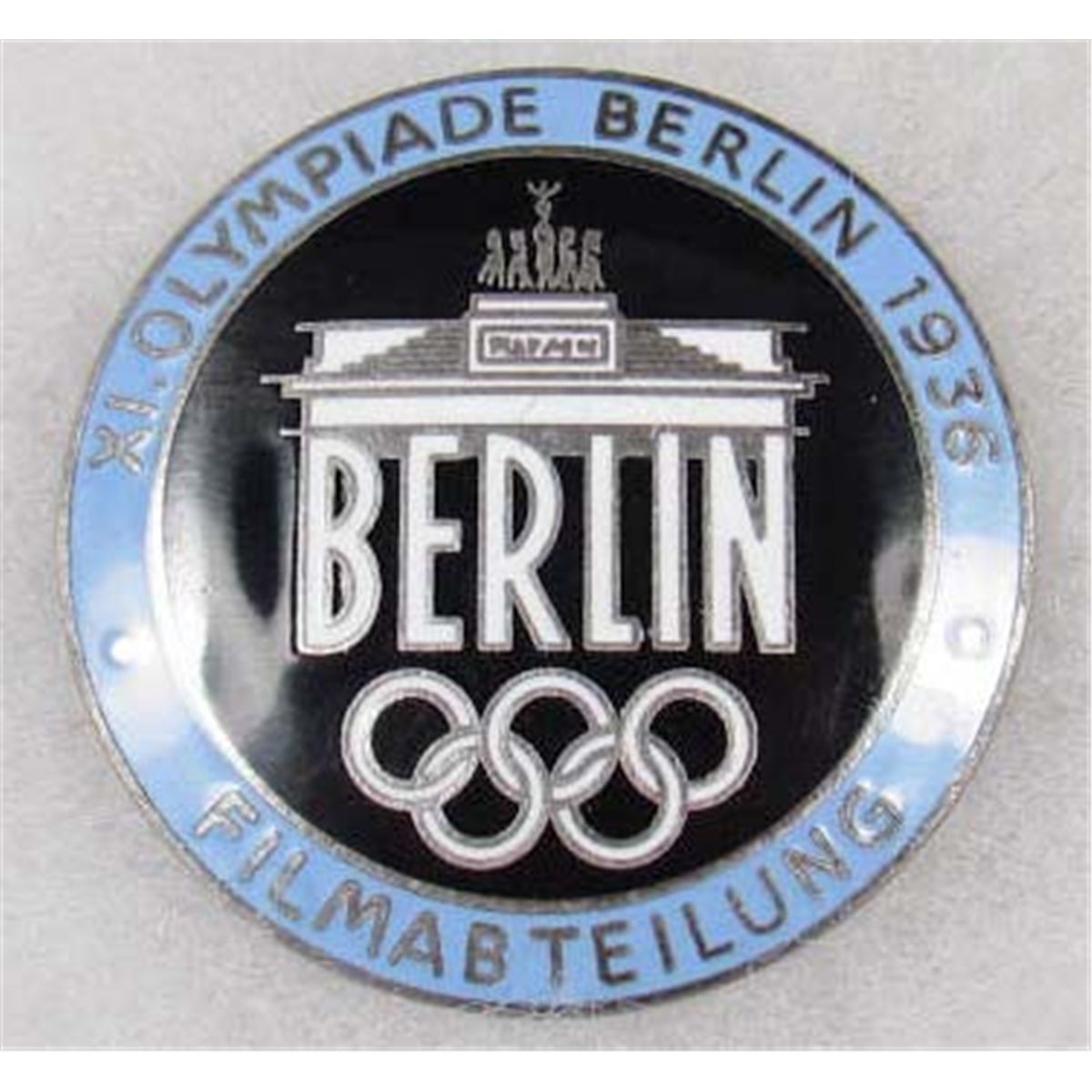 GERMAN NAZI 1936 BERLIN OLYMPICS FILM MAKER BADGE
