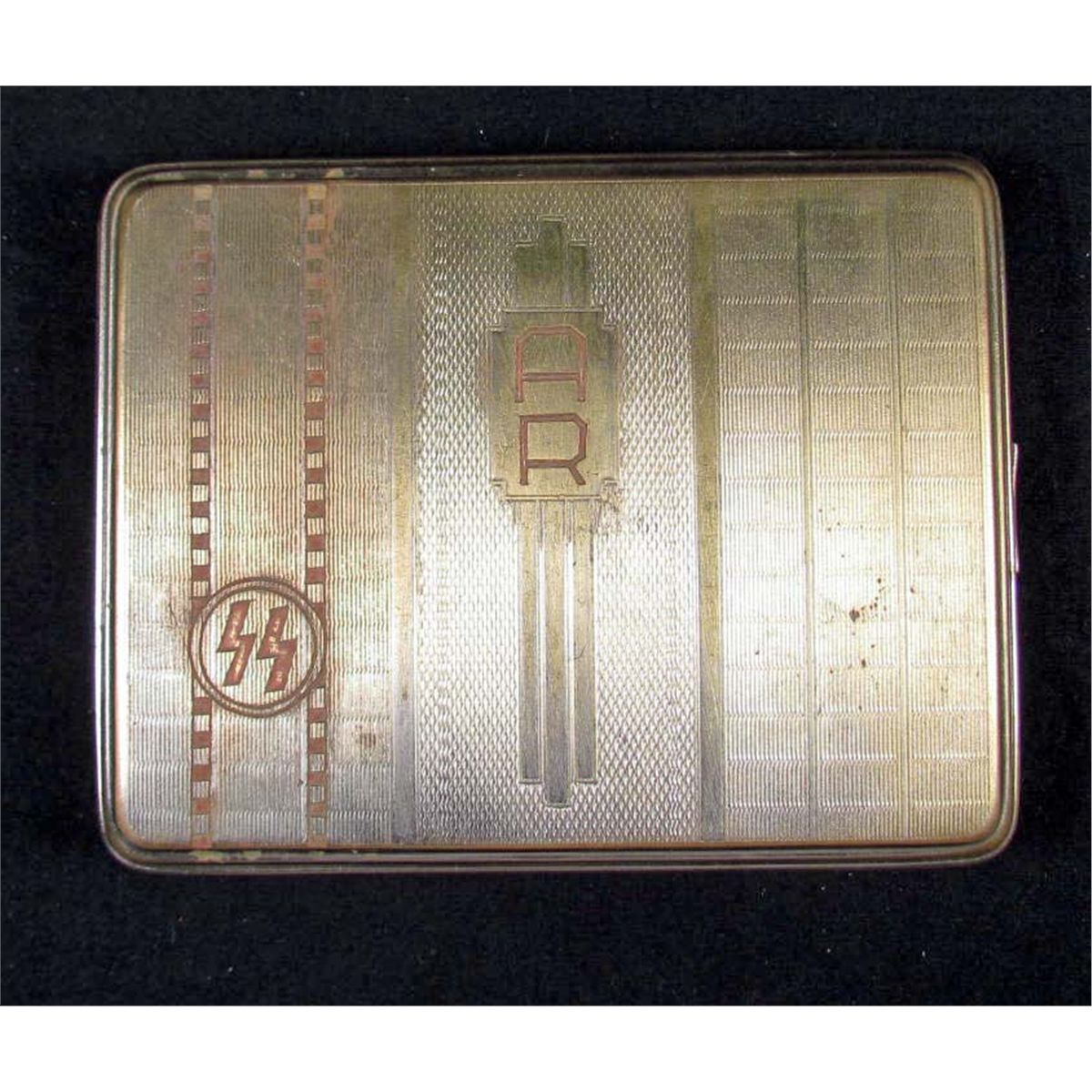 GERMAN NAZI SS CIGARETTE CASE