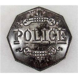 OLD WEST POLICE COWBOY ERA POLICE LAW BADGE