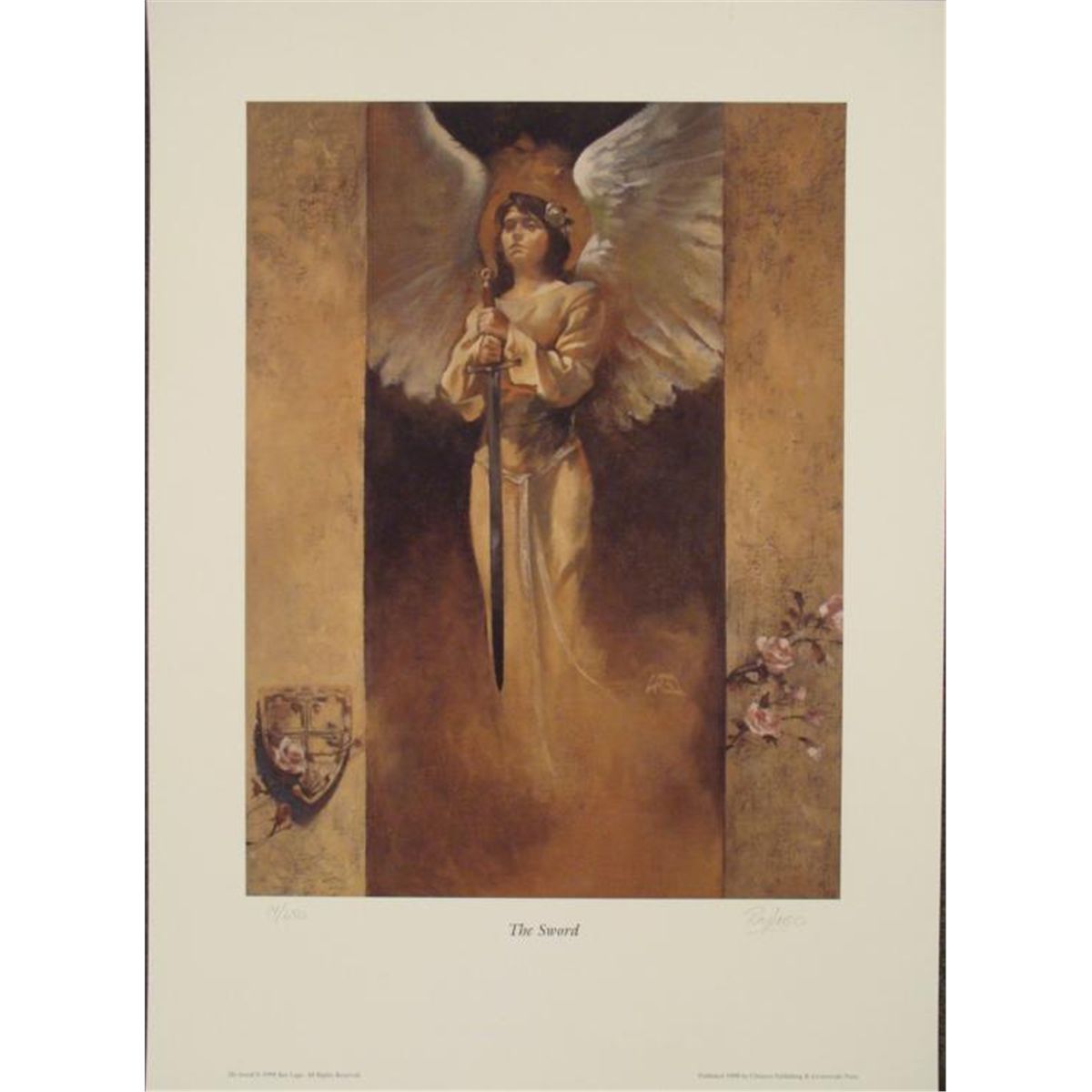 The Sword Ray Lago Print Art Wings Angel