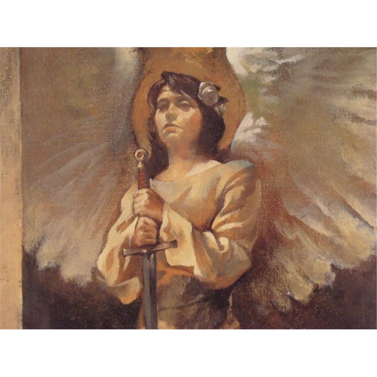 The Sword Ray Lago Print Art Wings Angel