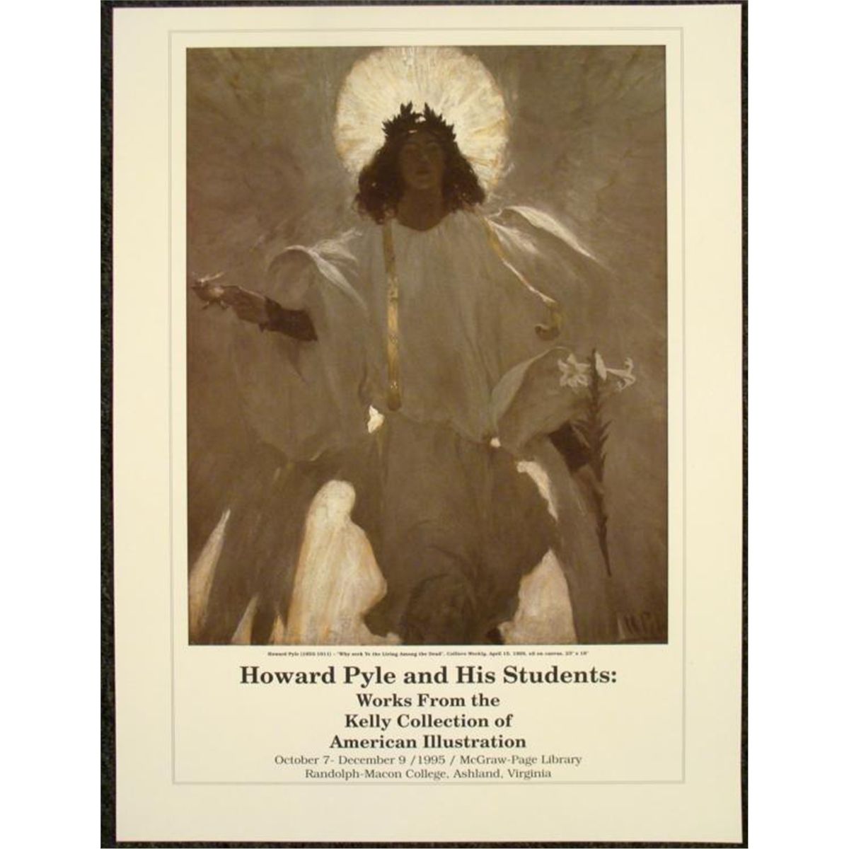 Howard Pyle and His Students Art Exhibit Poster 1995
