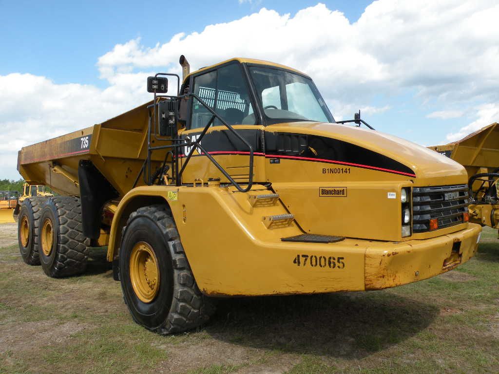 CAT 735 ARTICULATED DUMP - J.M. Wood Auction Company, Inc.