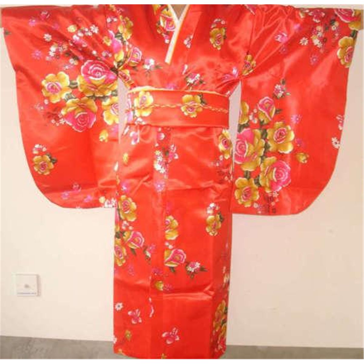 Chinese Silk Womens Kimono Robe mwf2147