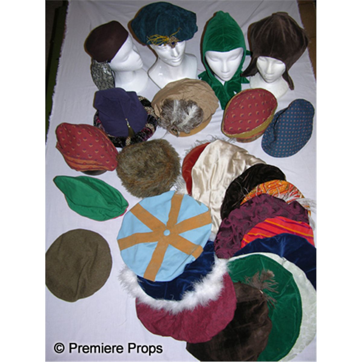 Lot of Men's Medieval Caps