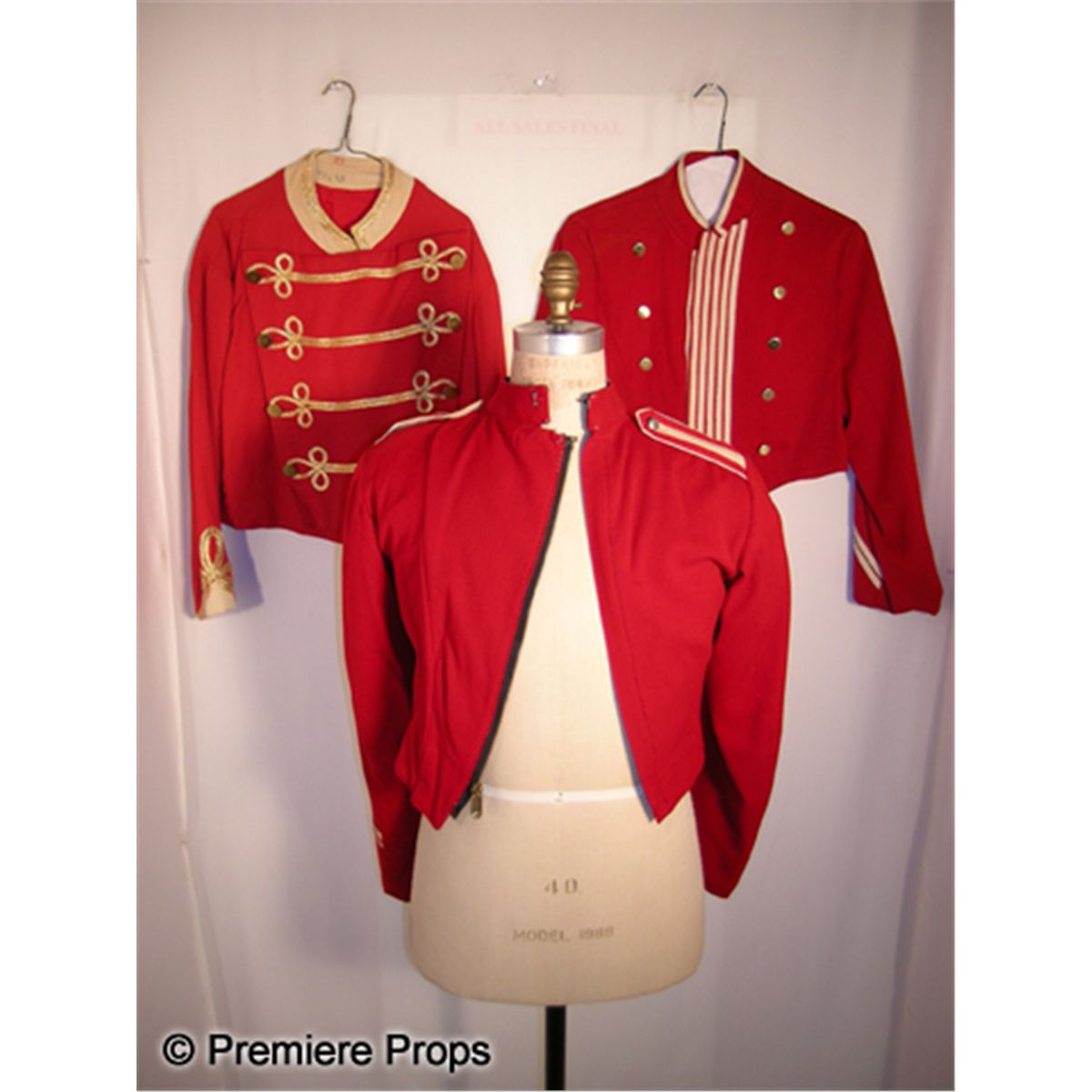 Lot of Bellboy Jackets