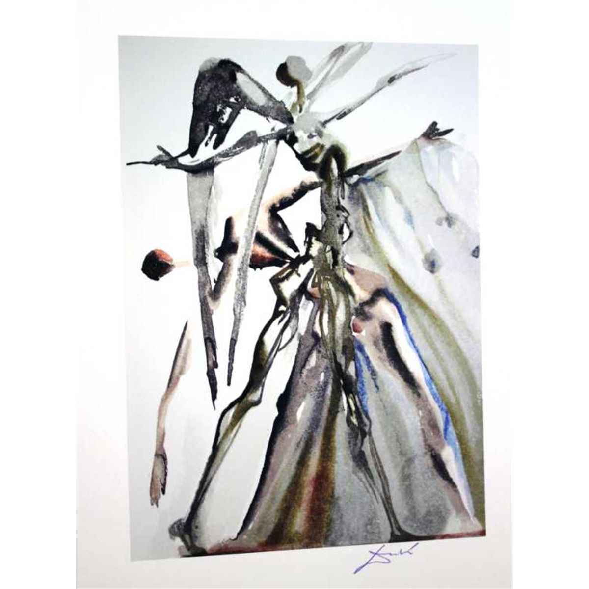 Salvador Dali Woodblock 1960