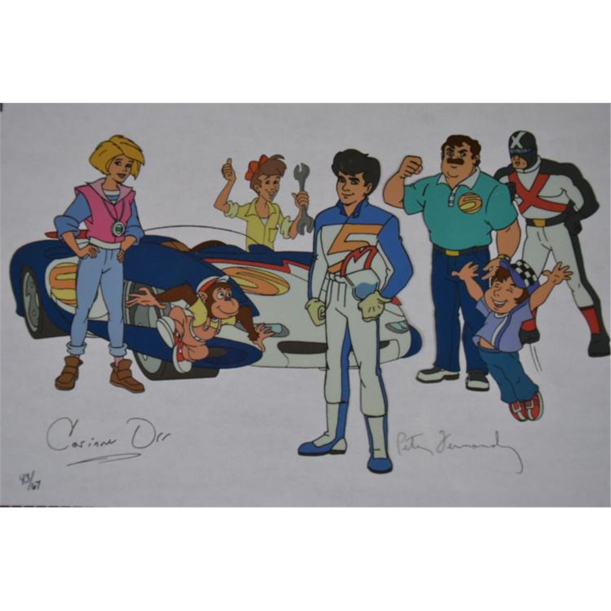 Speed Racer 2 Voice Signed Ltd Ed Animation Cel