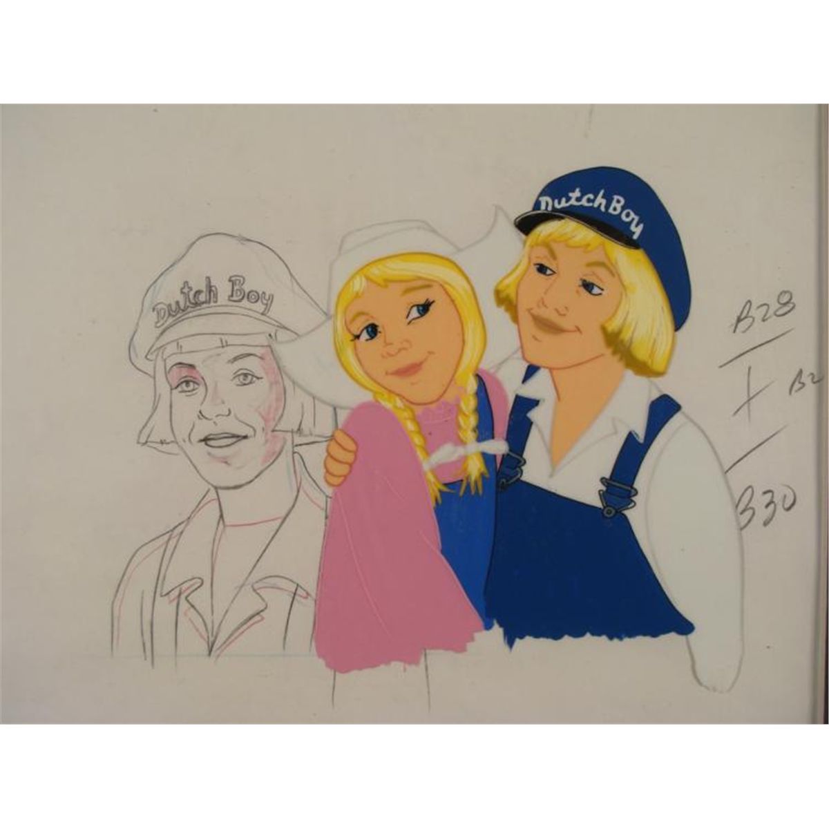 Dutch Boy Paint Commercial Orig Production Cel, Drawing