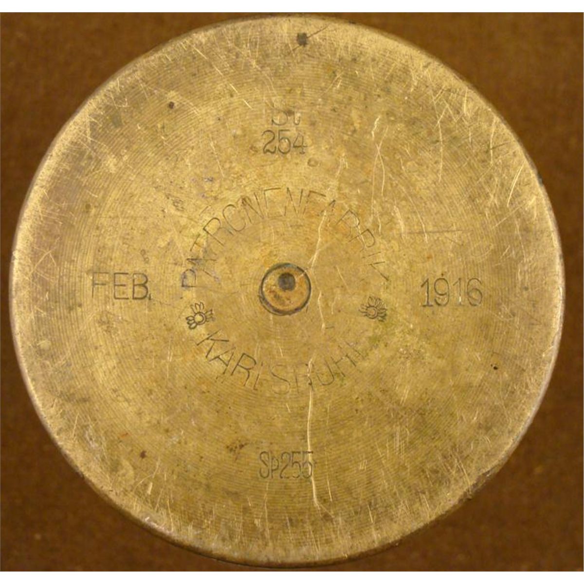 RARE WWI IMPERIAL GERMAN ARTILLERY SHELL 1916